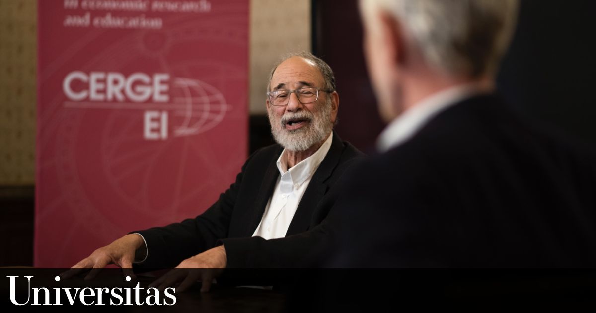 Nobelista Alvin E. Roth přednášel na Hradě, promluvil i ke studujícím ...